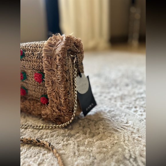 Zara | Bags | Zara Nwt Raffia Crossbody Bag | Poshmark
